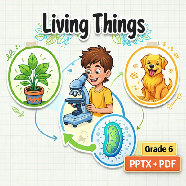 Living Things | PPTX + PDF | Grade 6 NGSS Science – EduMagnet